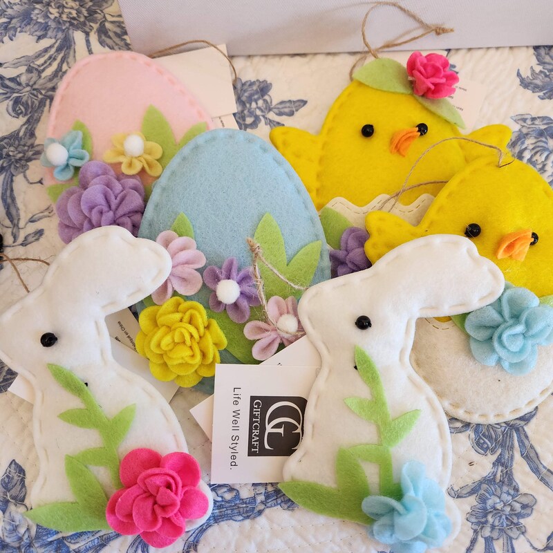 Felt Easter Ornaments - Etsy