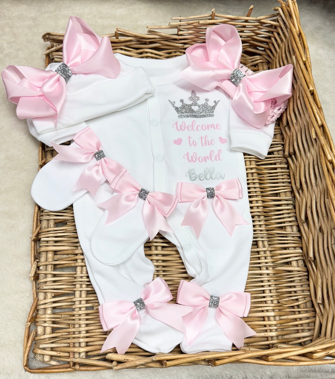 Welcome to the World, Newborn Baby Homecoming Set, Princess Has Arrived ...