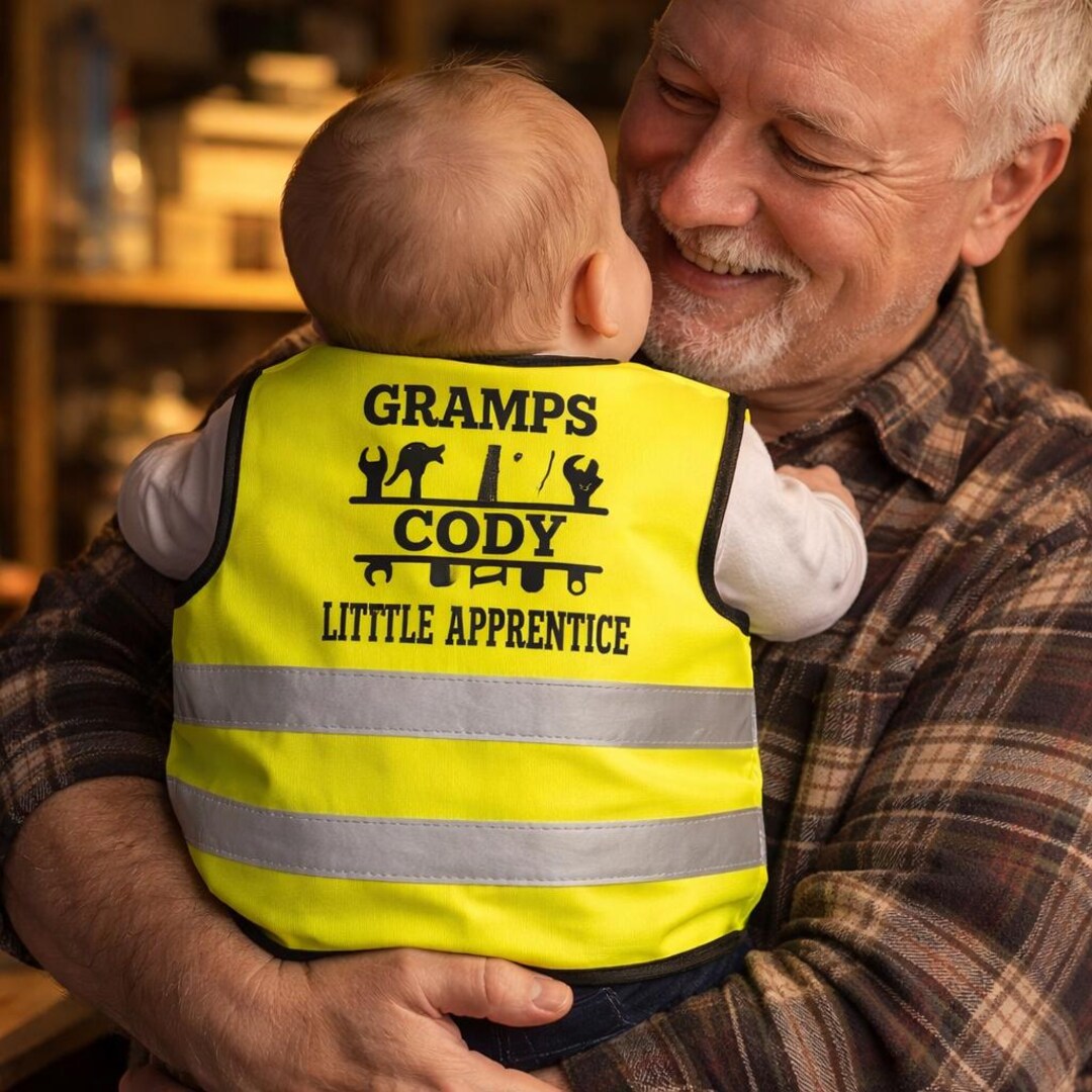 Hi Vis Baby Jackets Any Design, Any Name, Any Profession Personalised ...