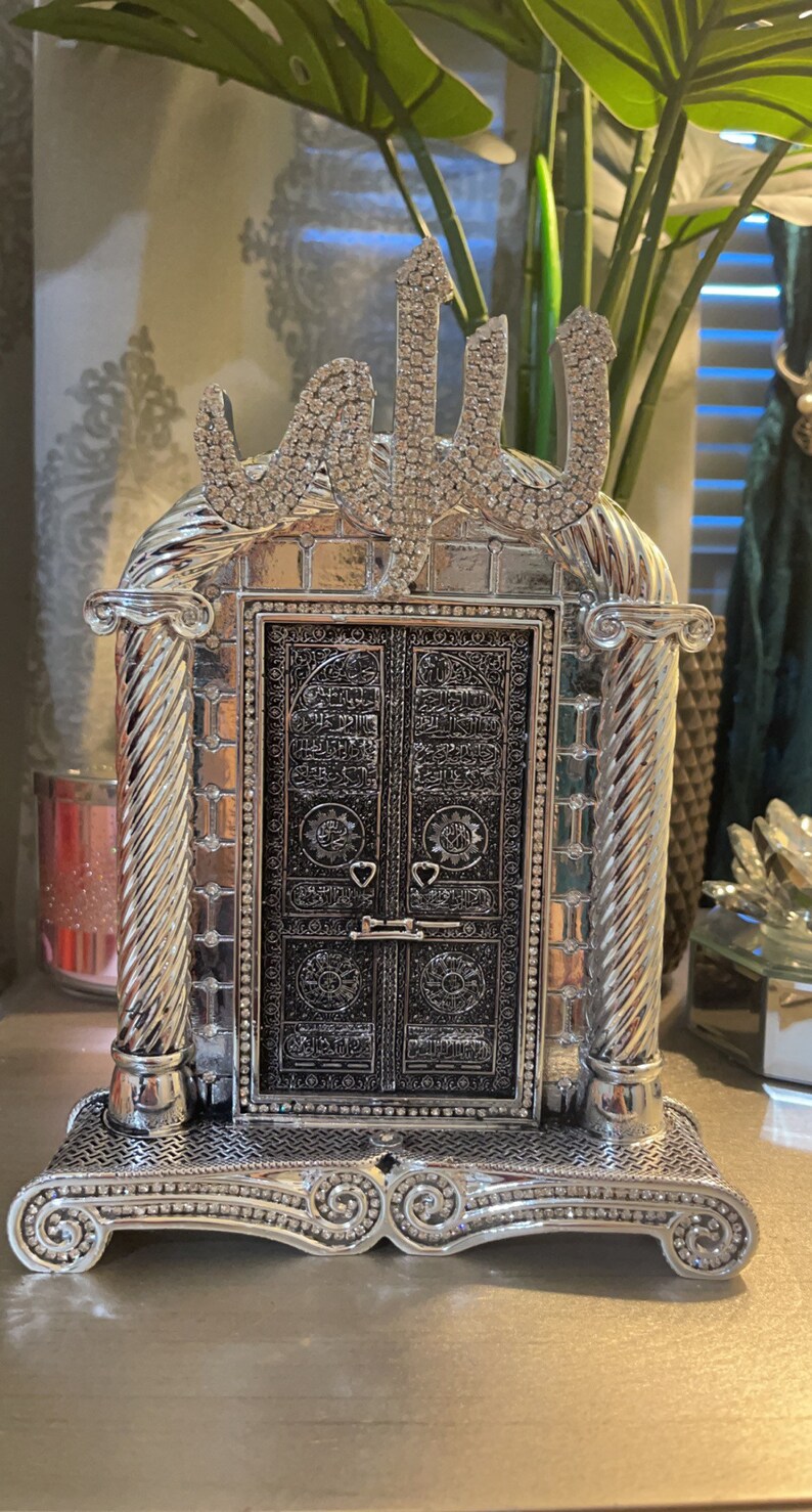 Kaaba Door Multazim Silver Color Turkish Islamic Home Table Decor Big ...