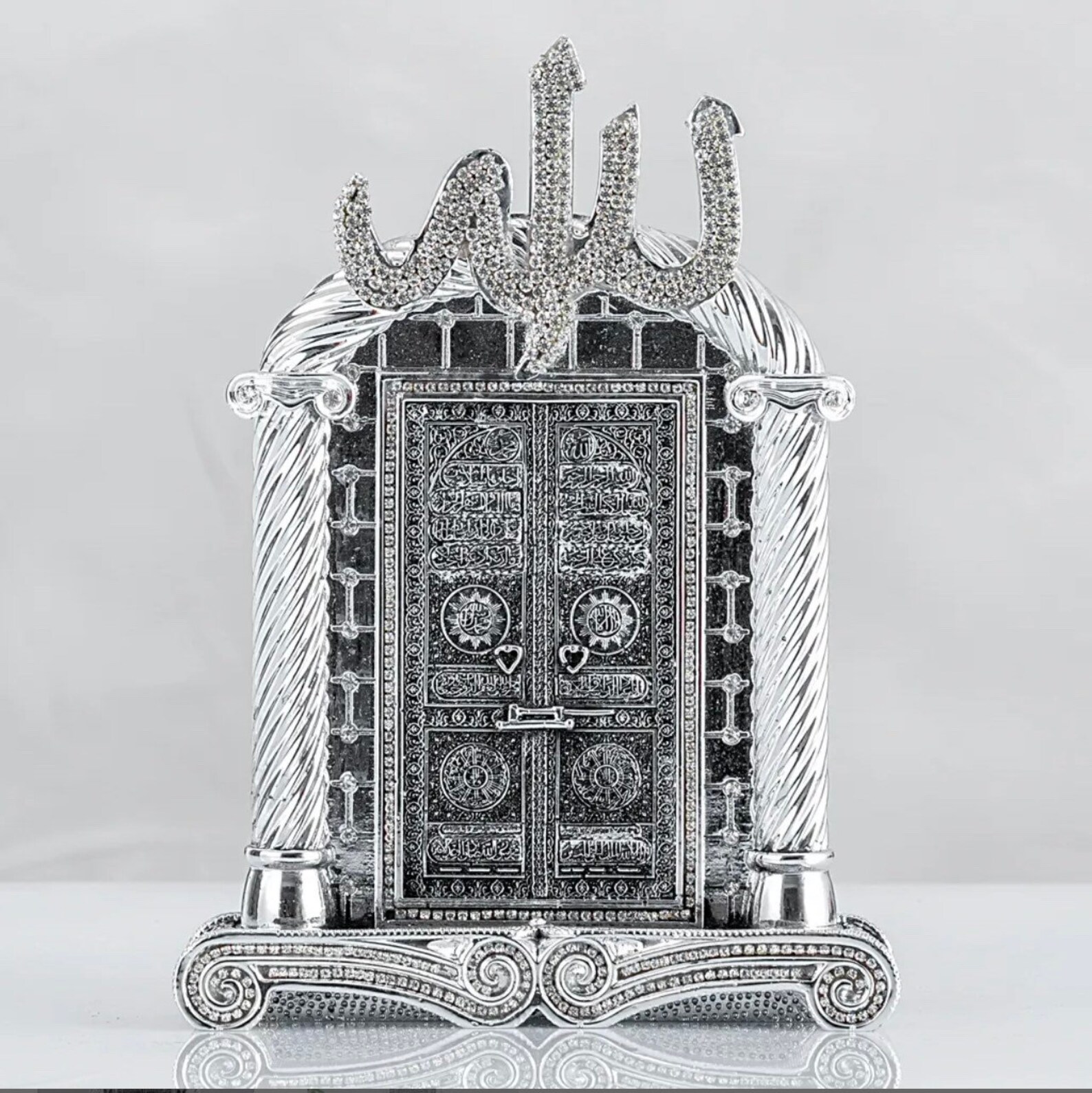 Kaaba Door Multazim Silver Color Turkish Islamic Home Table Decor Big ...
