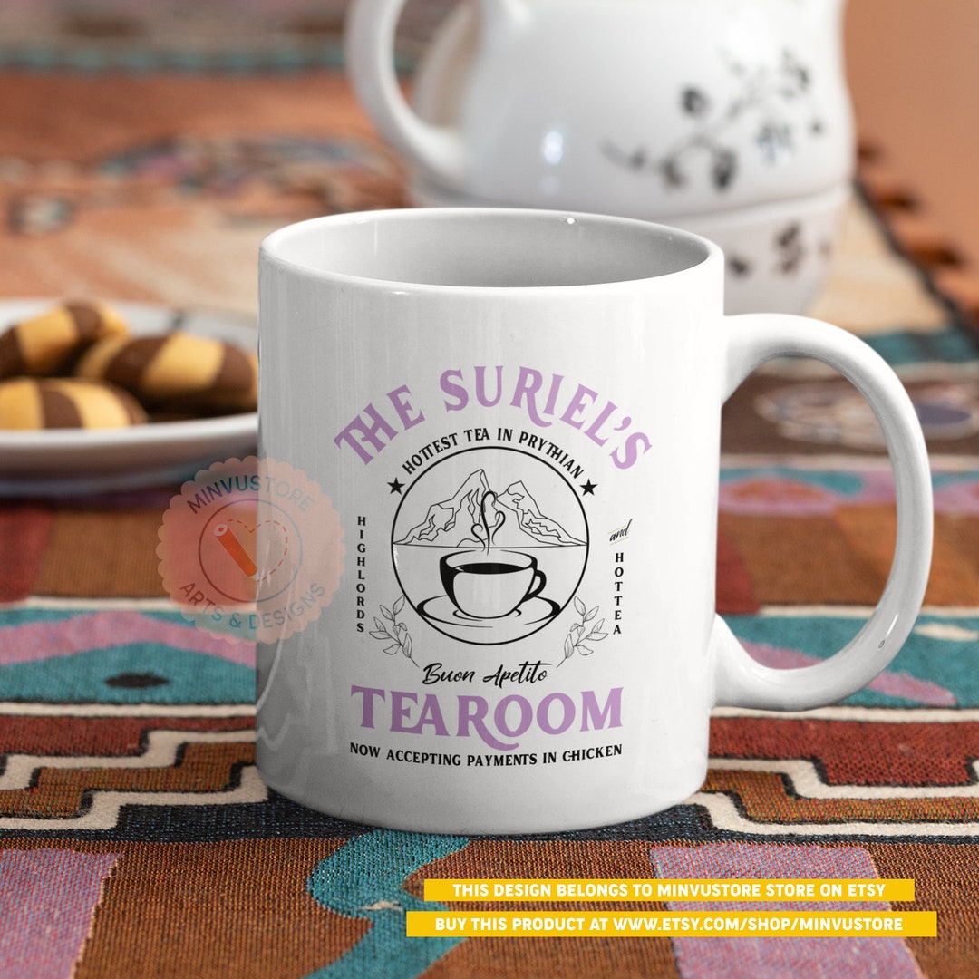Suriel's Tea Mug White Ceramic Suriel Tea Room Cup A - Etsy