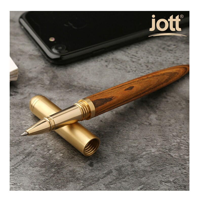 HANDMADE WOODEN PENS Brass Pens Wooden Ballpoint Pens - Etsy