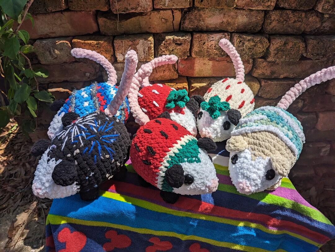 Crochet Possums Summer Vibes - Etsy
