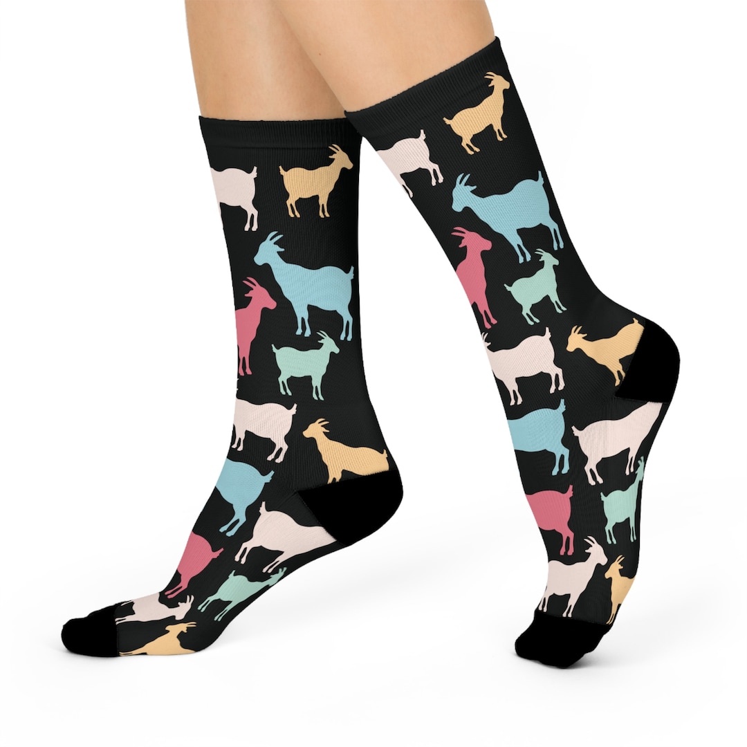 Goat Socks Farm Animal Gifts Farmer Socks Goat Lover Gift - Etsy
