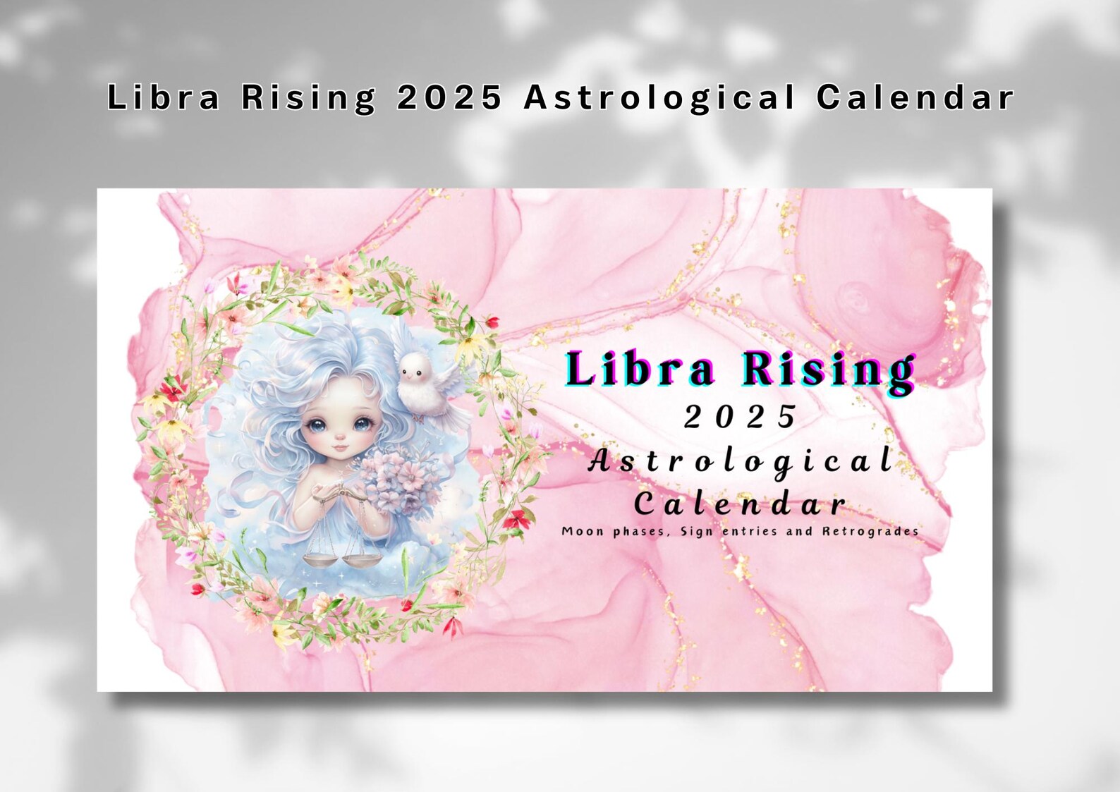 2025 Libra Rising Astro Calendar Digital Download Instant Access ...