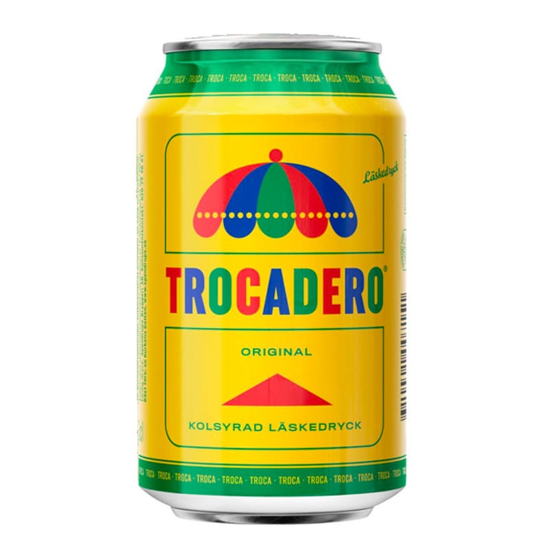 Swedish Classic Sparkling Soda, Trocadero, 1 Bottle or Can X 330 Ml ...
