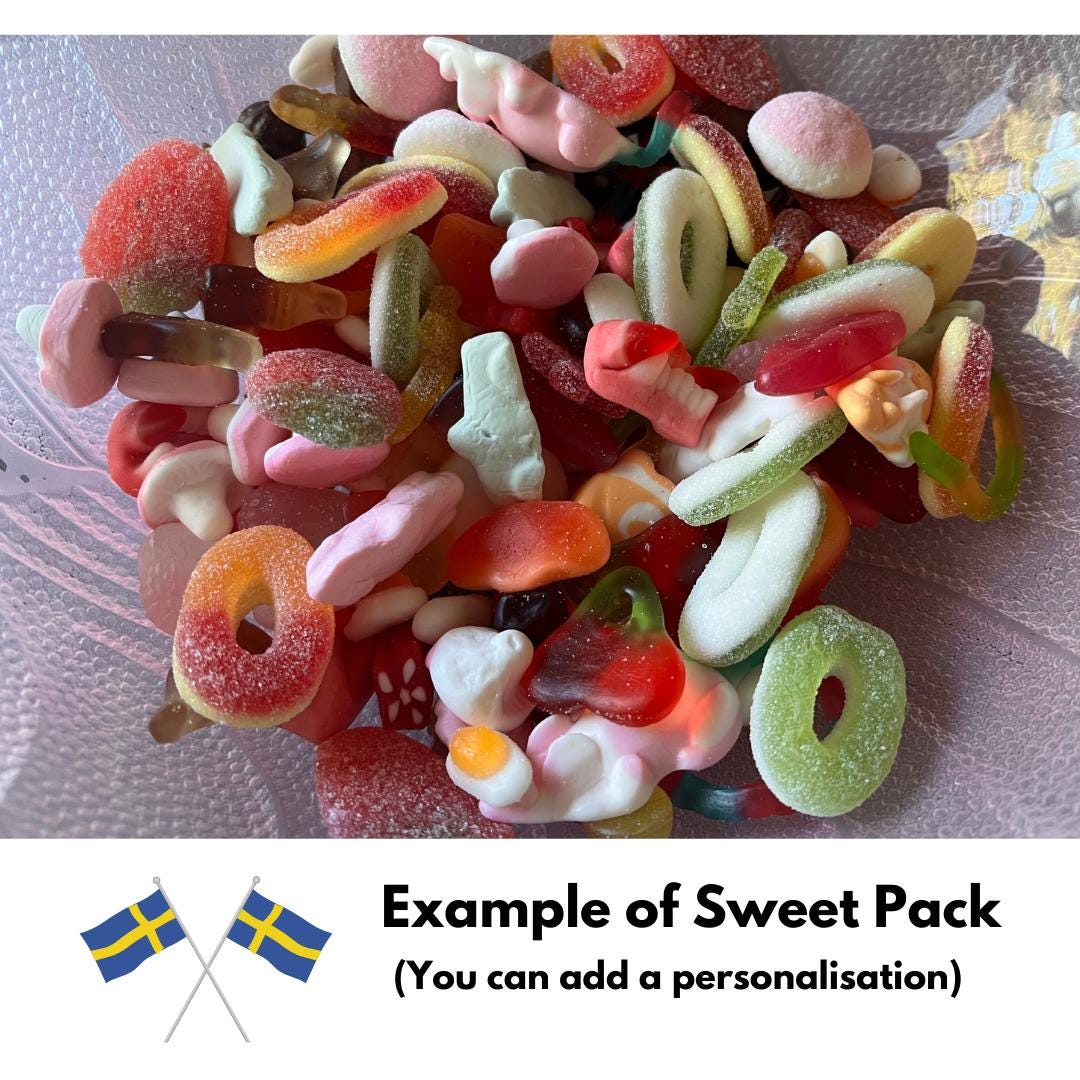 Bigger Sizes of Swedish Candy Mix. Lösviktgodis From Sweden. Choose ...