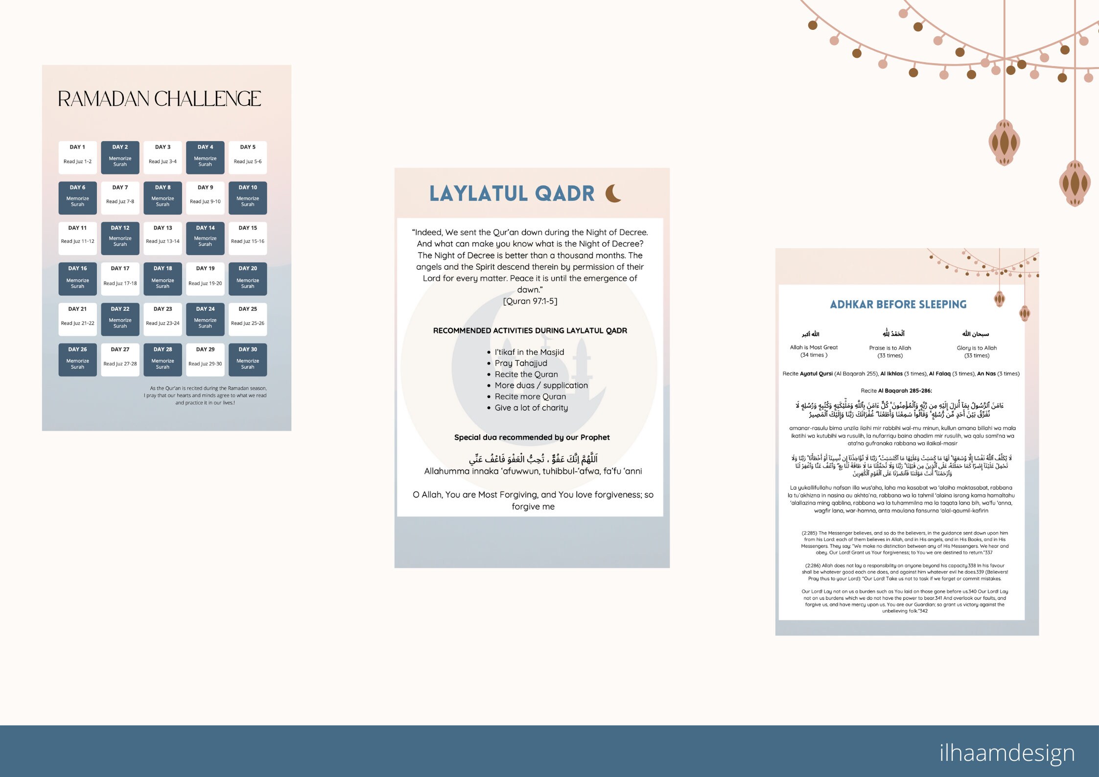 2024 Ramadan Planner Digital/printable PDF/ Ramadan Checklist/ Ramadan ...