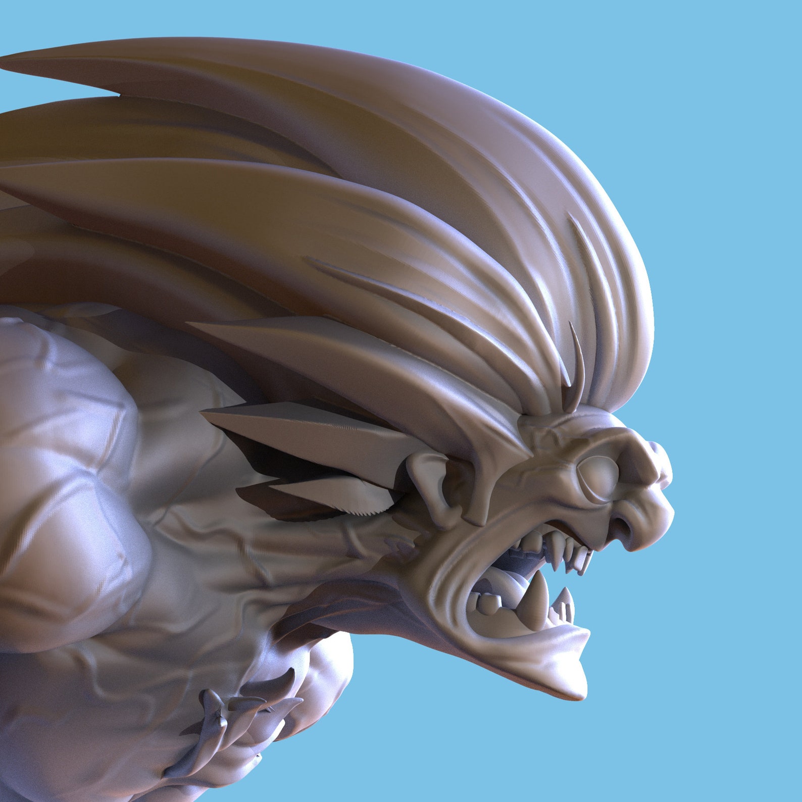 Blanka 3D Model- STL for 3D Printing - Etsy