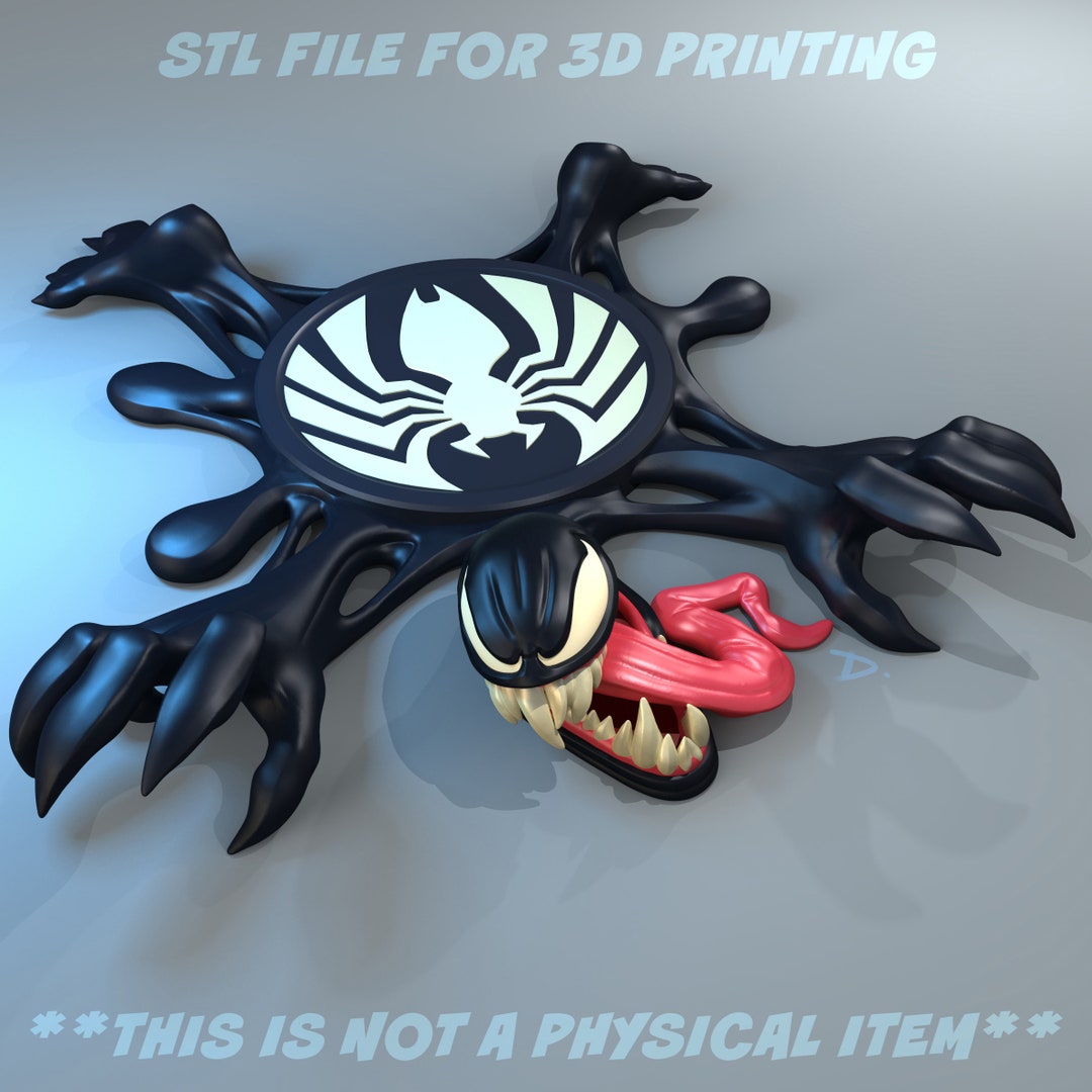Venom Coaster STL for 3D Printing - Etsy
