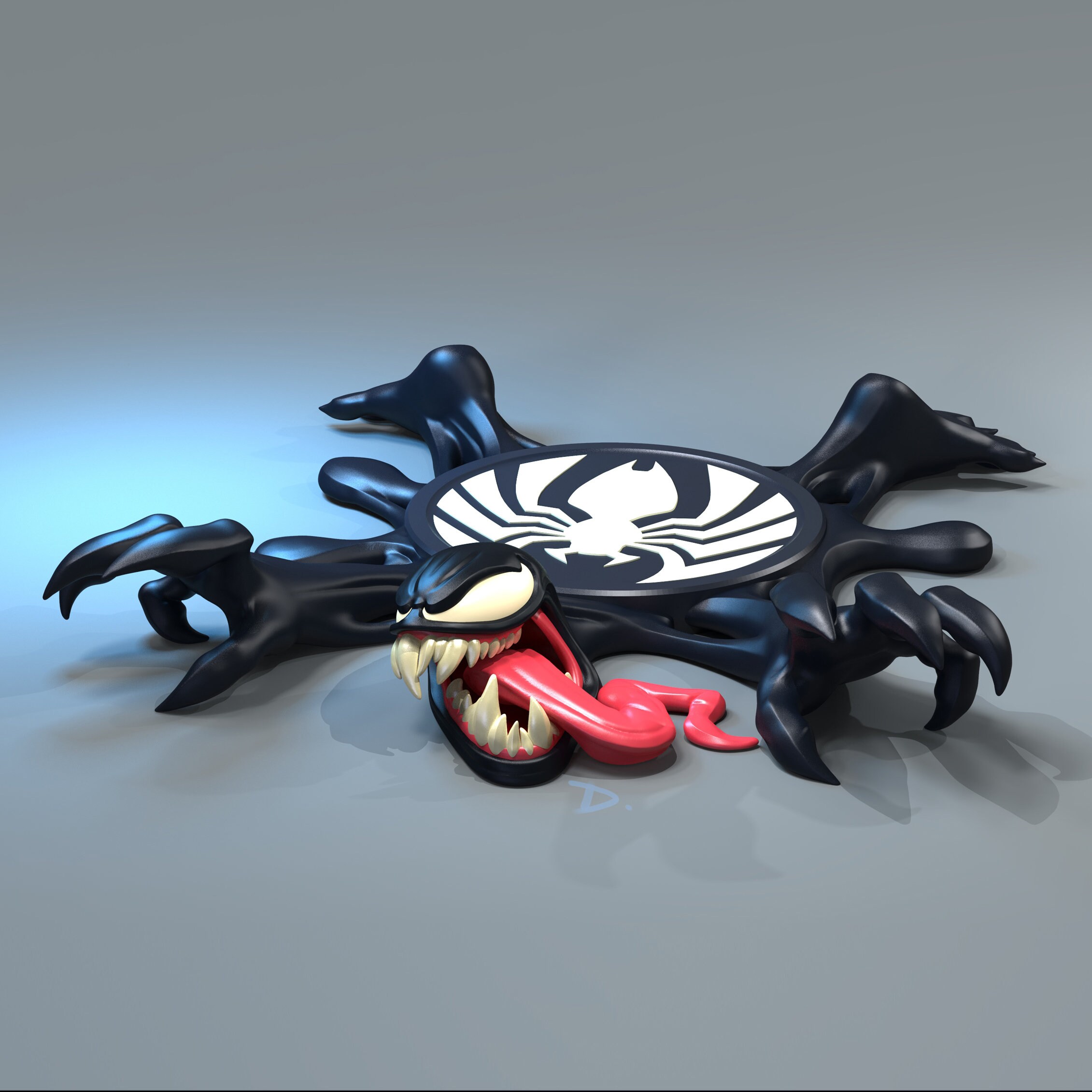 Venom Coaster STL for 3D Printing - Etsy
