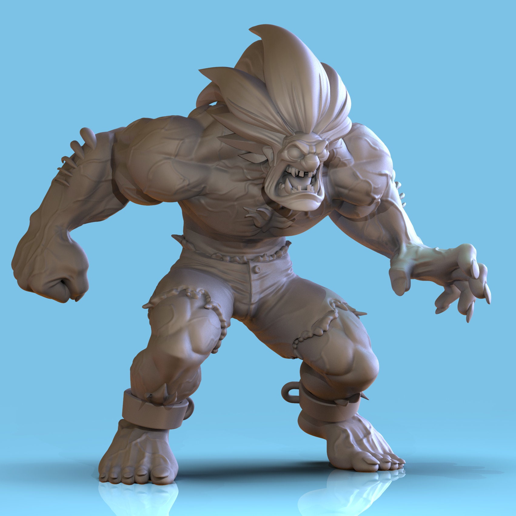 Blanka 3D Model STL for 3D Printing - Etsy