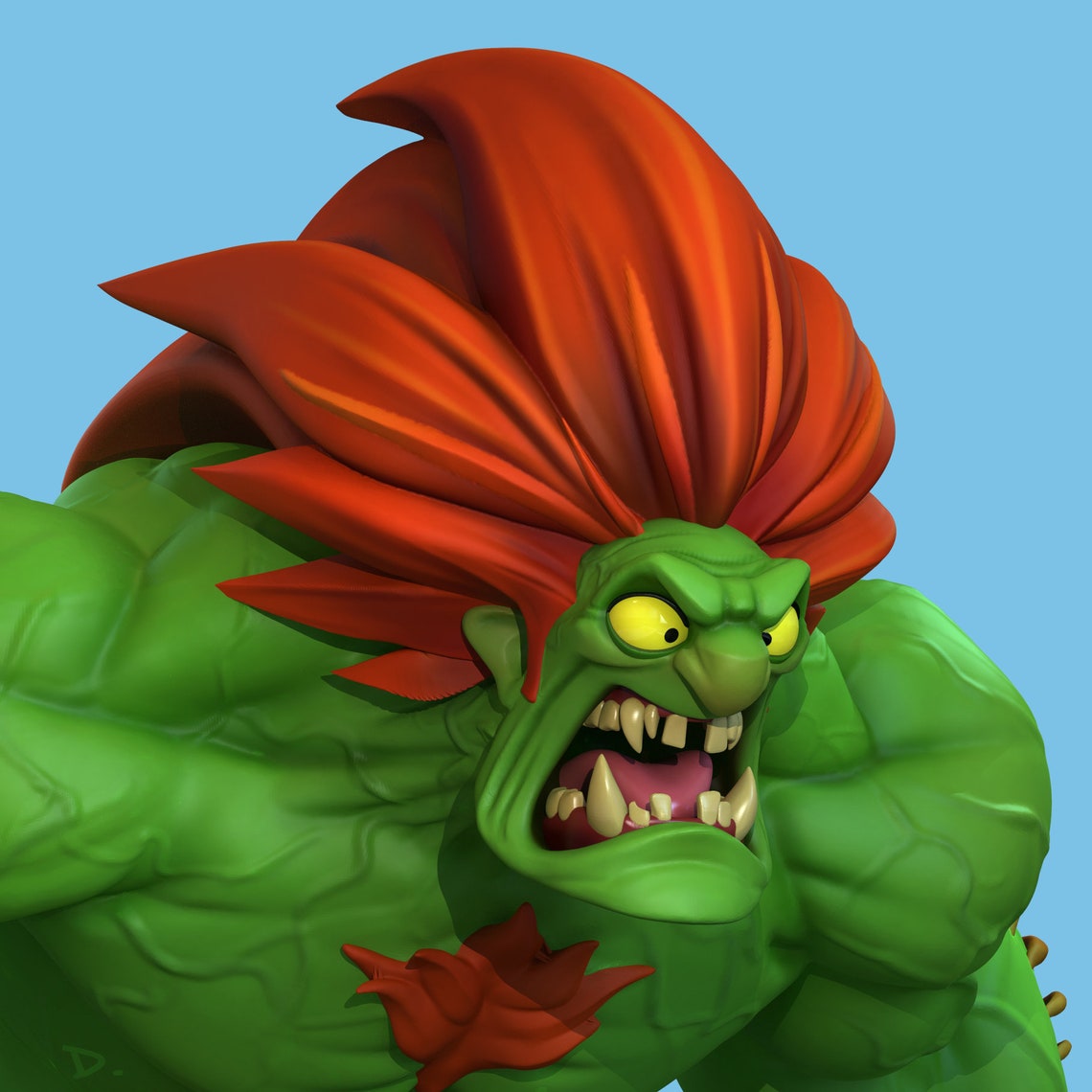Blanka 3D Model- STL for 3D Printing - Etsy