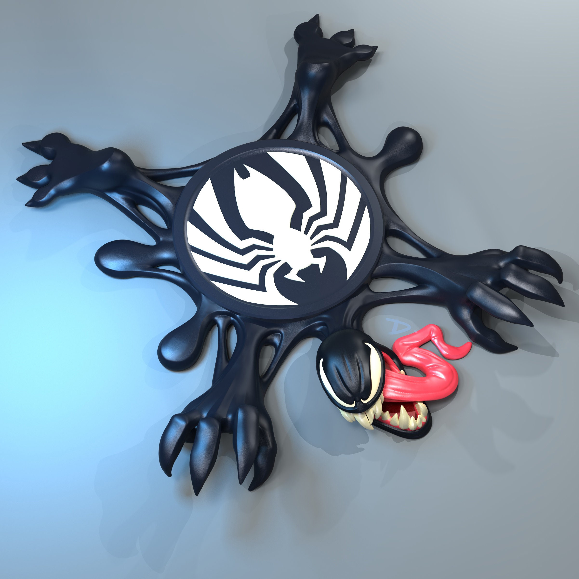 Venom Coaster STL for 3D Printing - Etsy