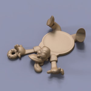 Homer Coaster STL for 3D Printing NOTE: Donut is in the File - Etsy Canada