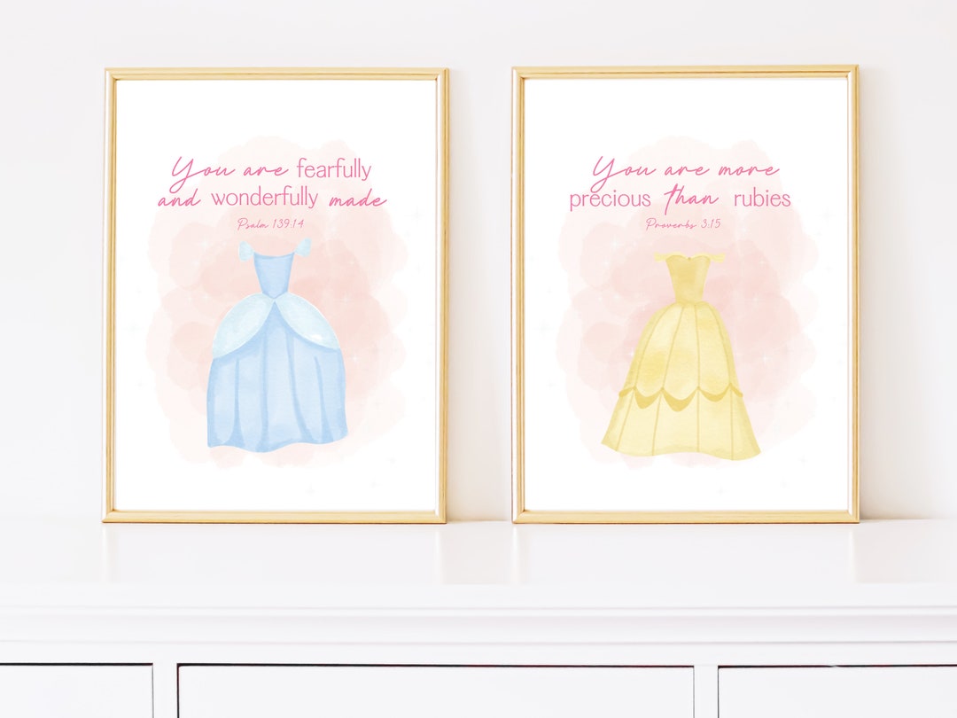 Custom Princess Scripture Nursery Set | Baby Girl Nursery Theme ...