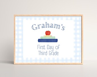 First Day of School Printable | Back to School | Primary Colors ...