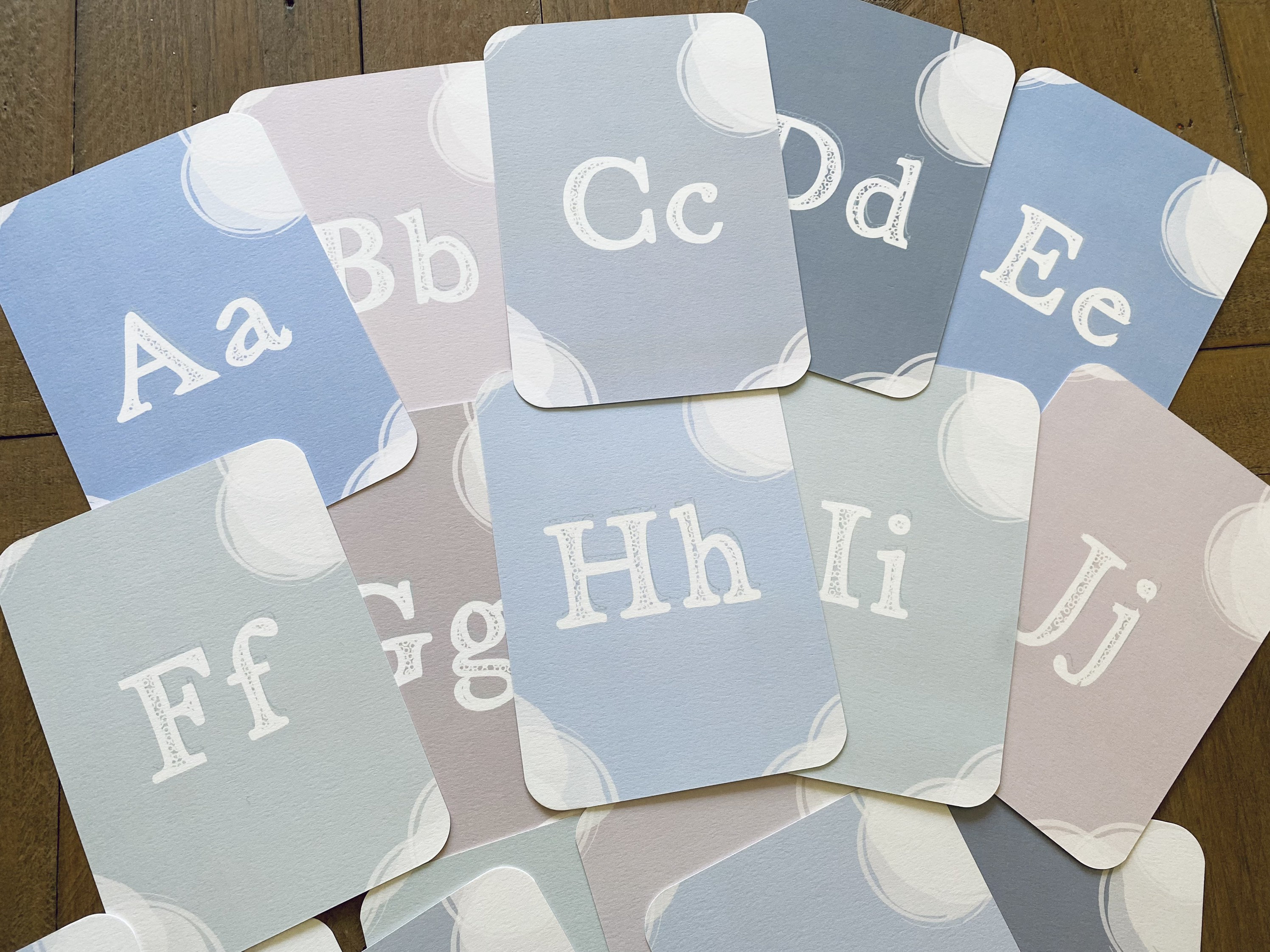 Christian Alphabet Flash Cards I ABC Cards I Christian Decor - Etsy