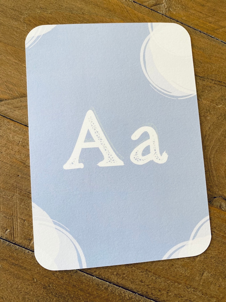 Christian Alphabet Flash Cards I ABC Cards I Christian Decor - Etsy