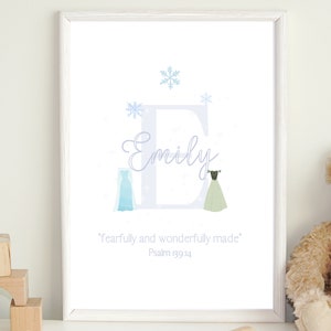 Custom Princess Name Print | Little Girl's Room Digital Art ...