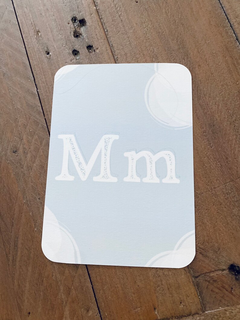 Christian Alphabet Flash Cards I ABC Cards I Christian Decor ...