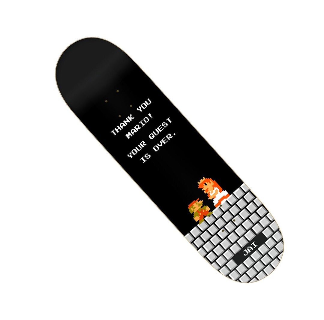 NES Super Mario Bros. the End - Professional Skateboard Deck ...