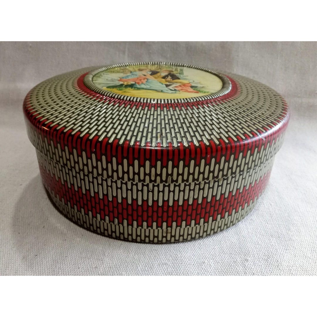 Vintage Layered Confections Tin - Etsy