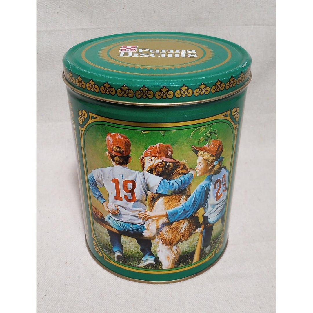 Vintage Purina Biscuits Collectible Tin - Etsy