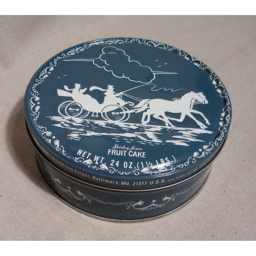 Shirley Jean Fruit Cake Vintage Collectible Tin - Etsy