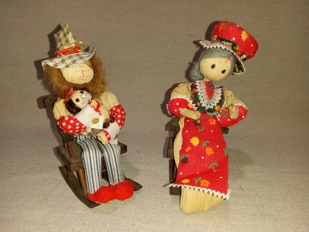 Corn Husk Mr. & Mrs. - Etsy
