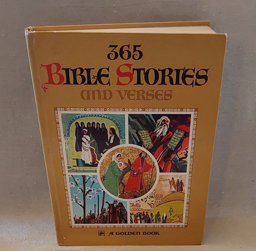 365 Bible Stories and Verses, A Golden Book, 1973 - Etsy