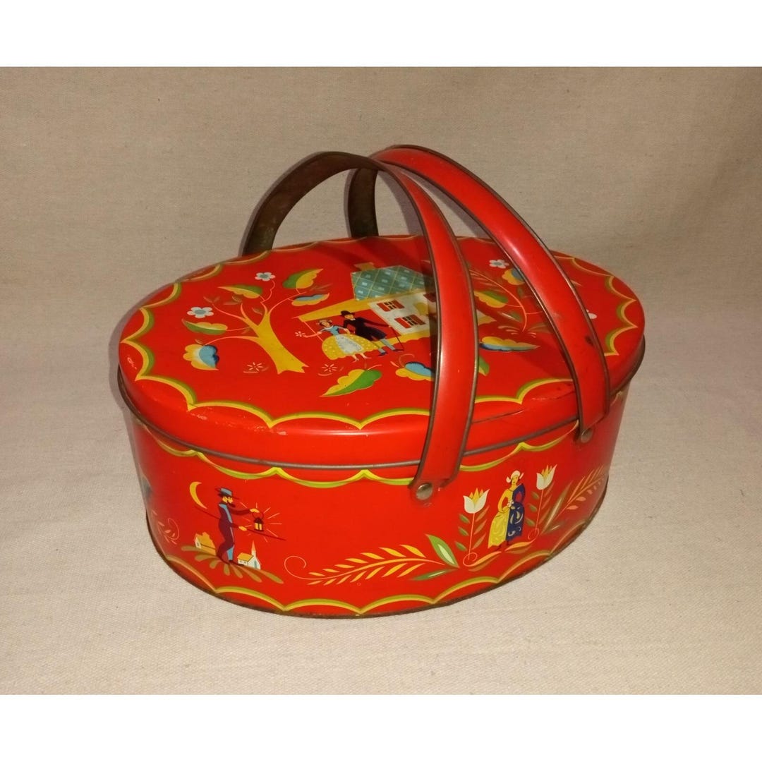 Dutch Style Tin With Handles - Etsy