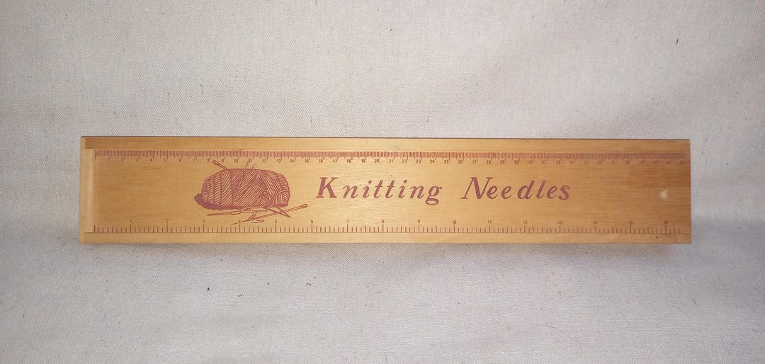 Classic Knitting Needle Storage Box - Etsy