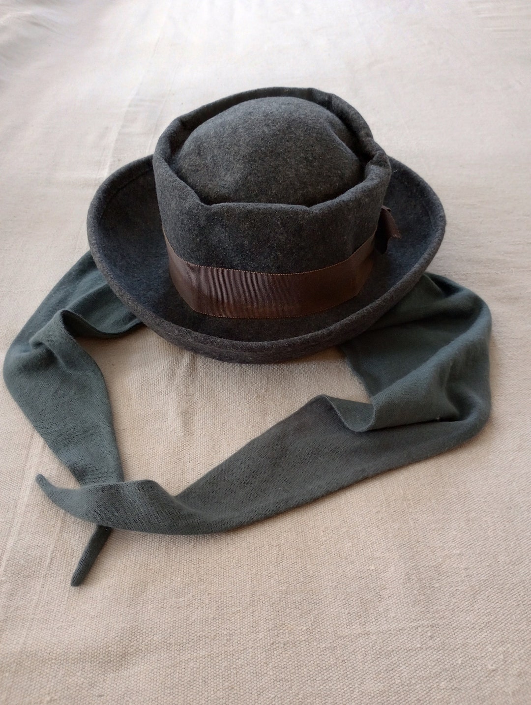 Union Made, Street Smart, Wool Hat With Scarf - Etsy