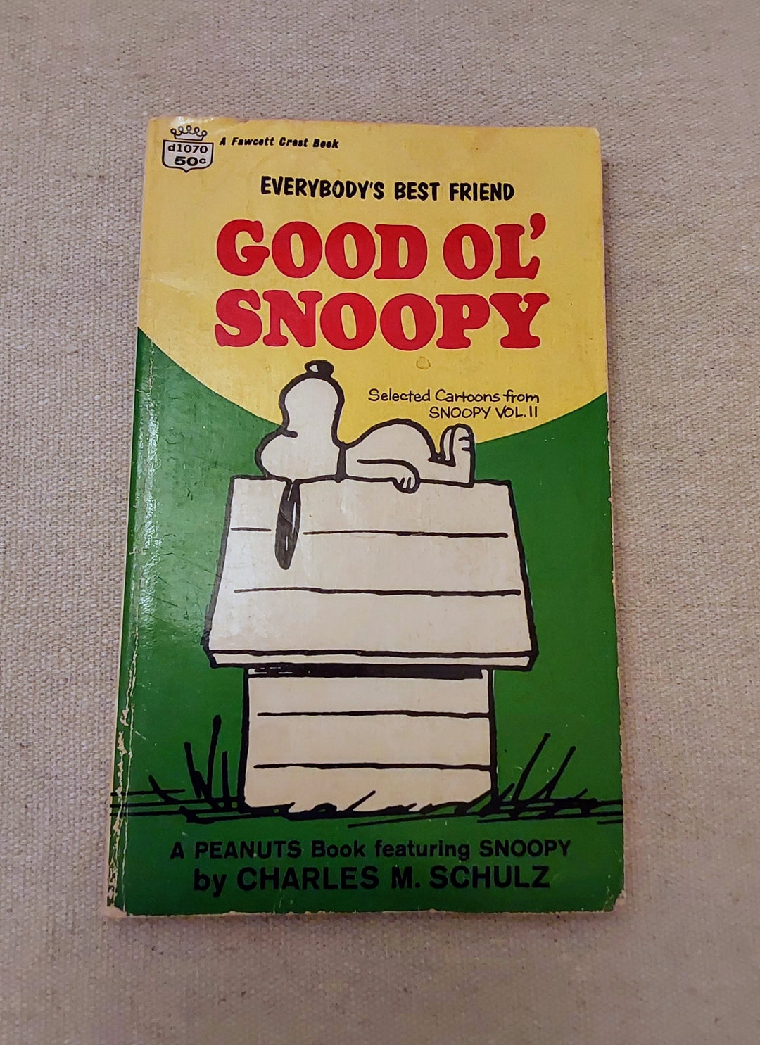 Good Ol' Snoopy Comic Book by Charles Schultz - Etsy