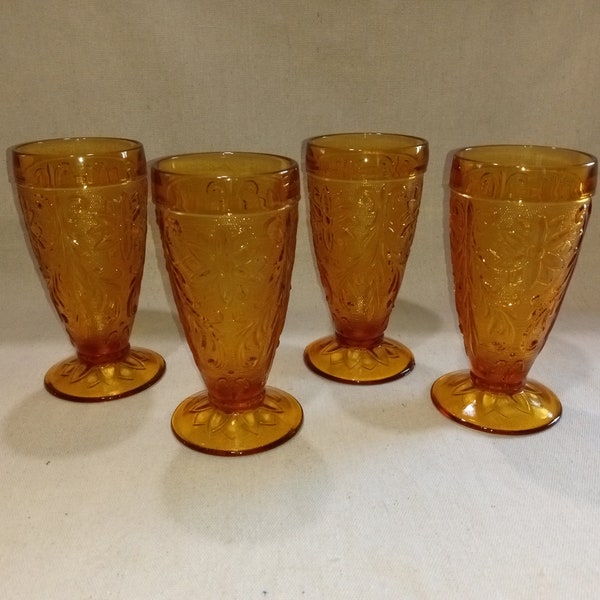 Vintage Amber Tiara Glasses - Etsy