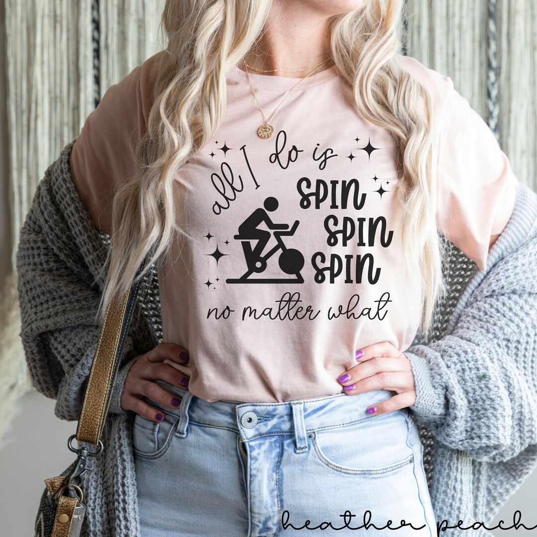 Spin Class Shirt for Spin Instructor T-shirt, Spin Group Ride Tees ...