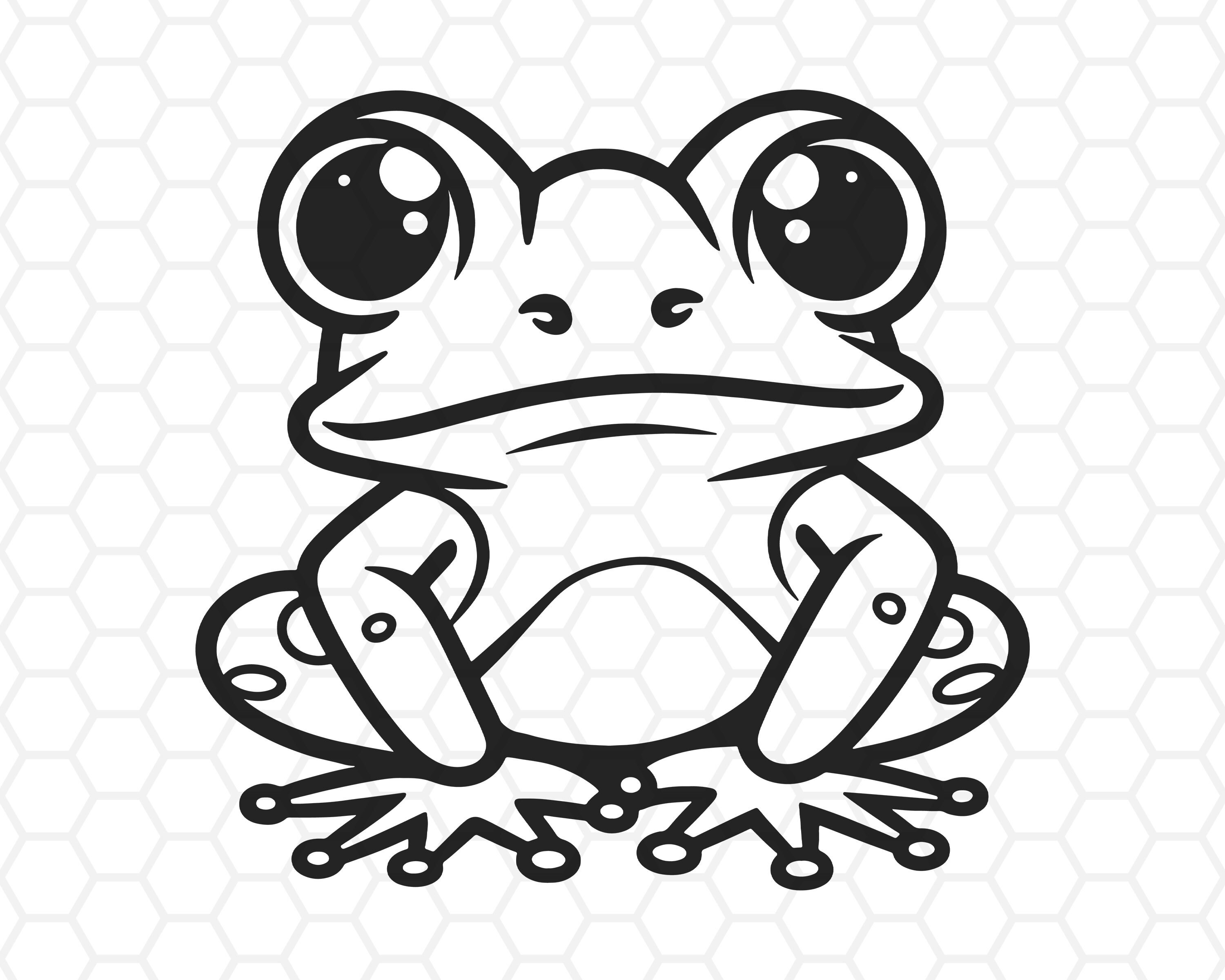 Frog Svg Files for Cricut Frog Svg Cute Frog Svg Tree Frog - Etsy