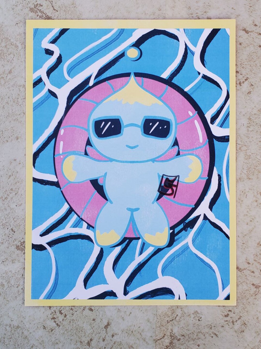 Chao! Relaxing Chao From Sonic the Hedgehog Print - Etsy