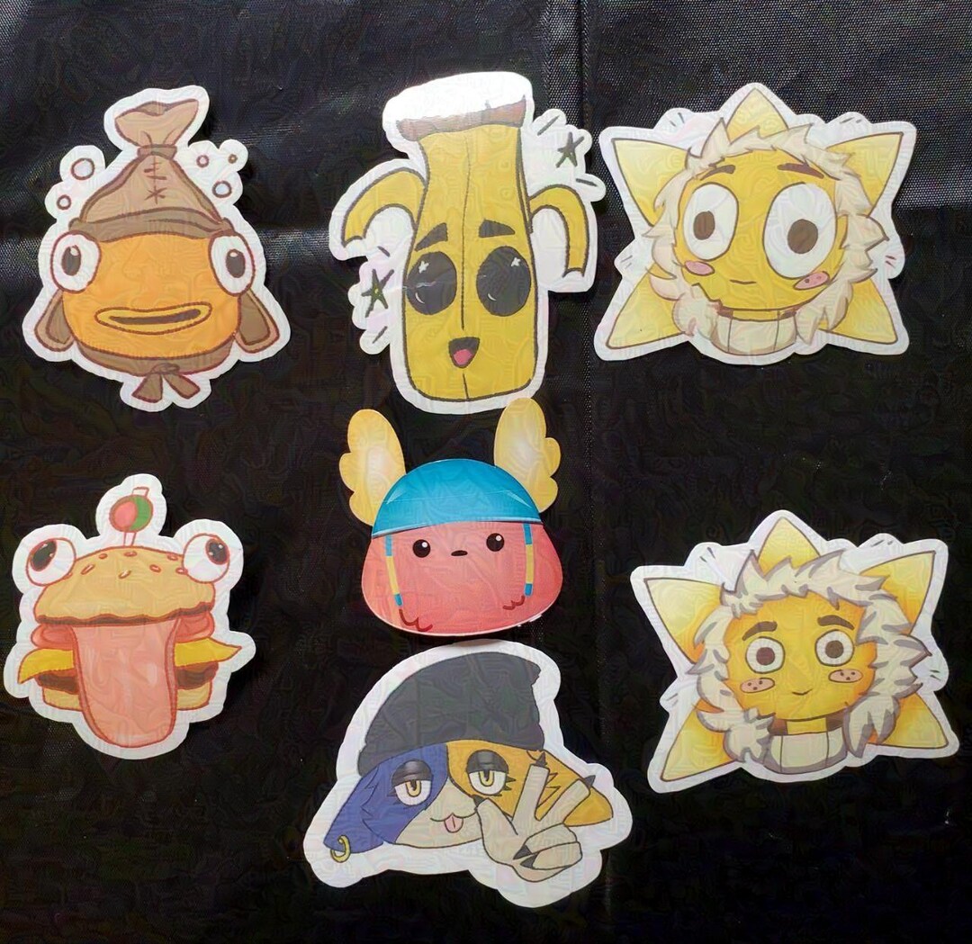 Battle Royale NPC Mascot Character Stickers - Etsy
