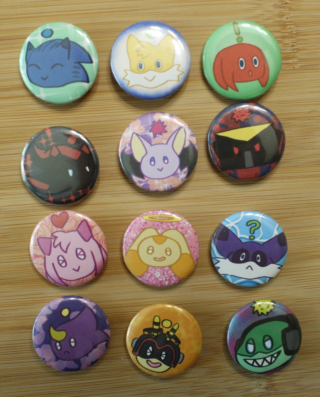 Team Sonic Characters as Chao Heads (team Sonic, Team Dark, Team Rose ...