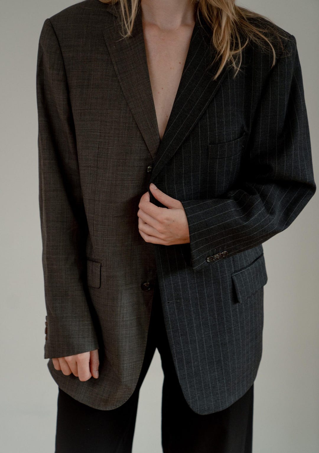 Upcycled Vintage Oversized Blazer - Etsy