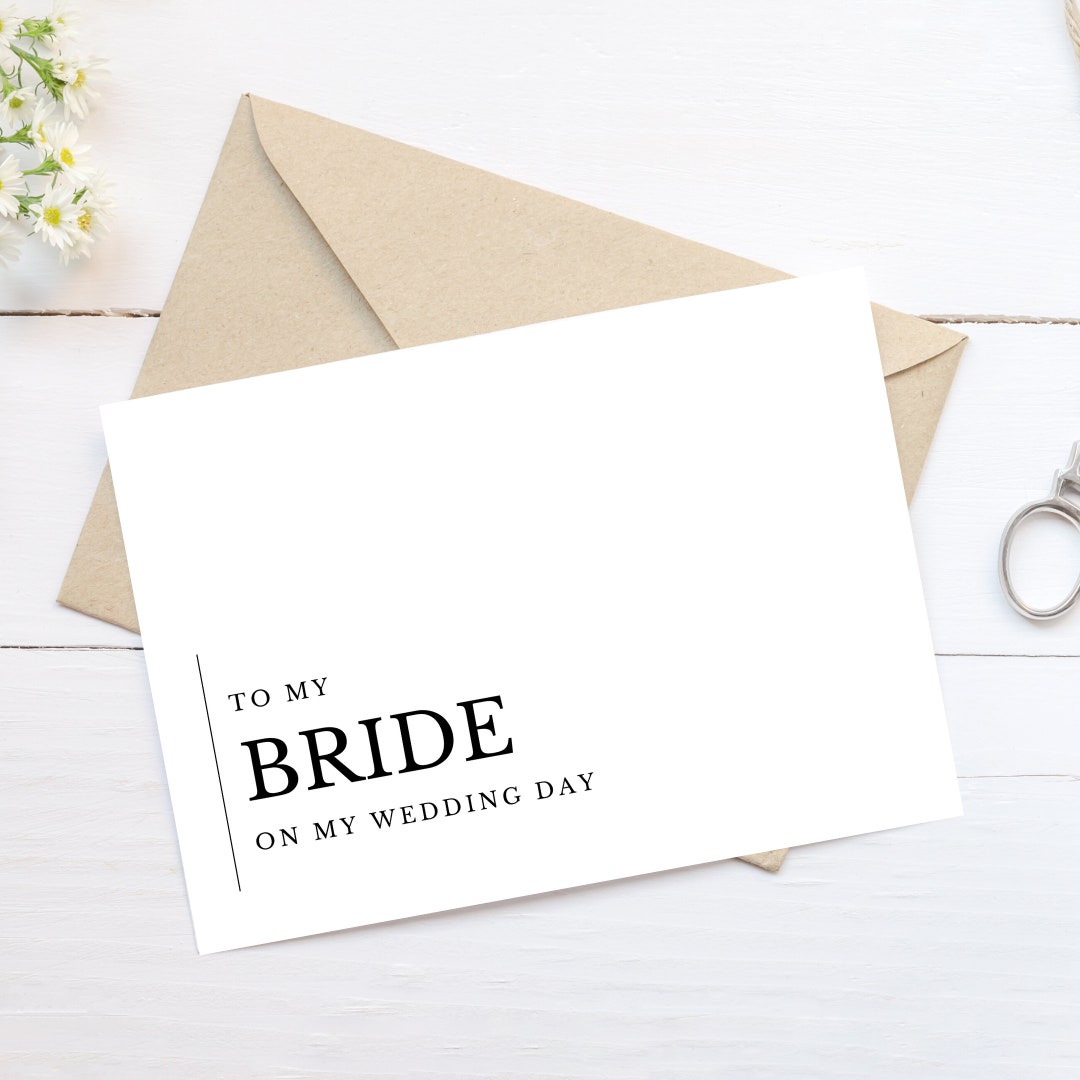 Wedding Day Letters - Personalize & Print Right From Canva - Etsy