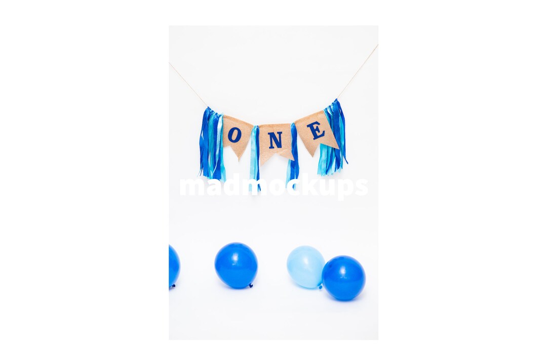 First Birthday Backdrop Boy, First Birthday Digital Photography ...