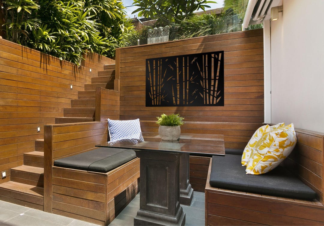 Indoor Metal Privacy Screen, Fence Panel Art, Wall Decoration, Garden ...