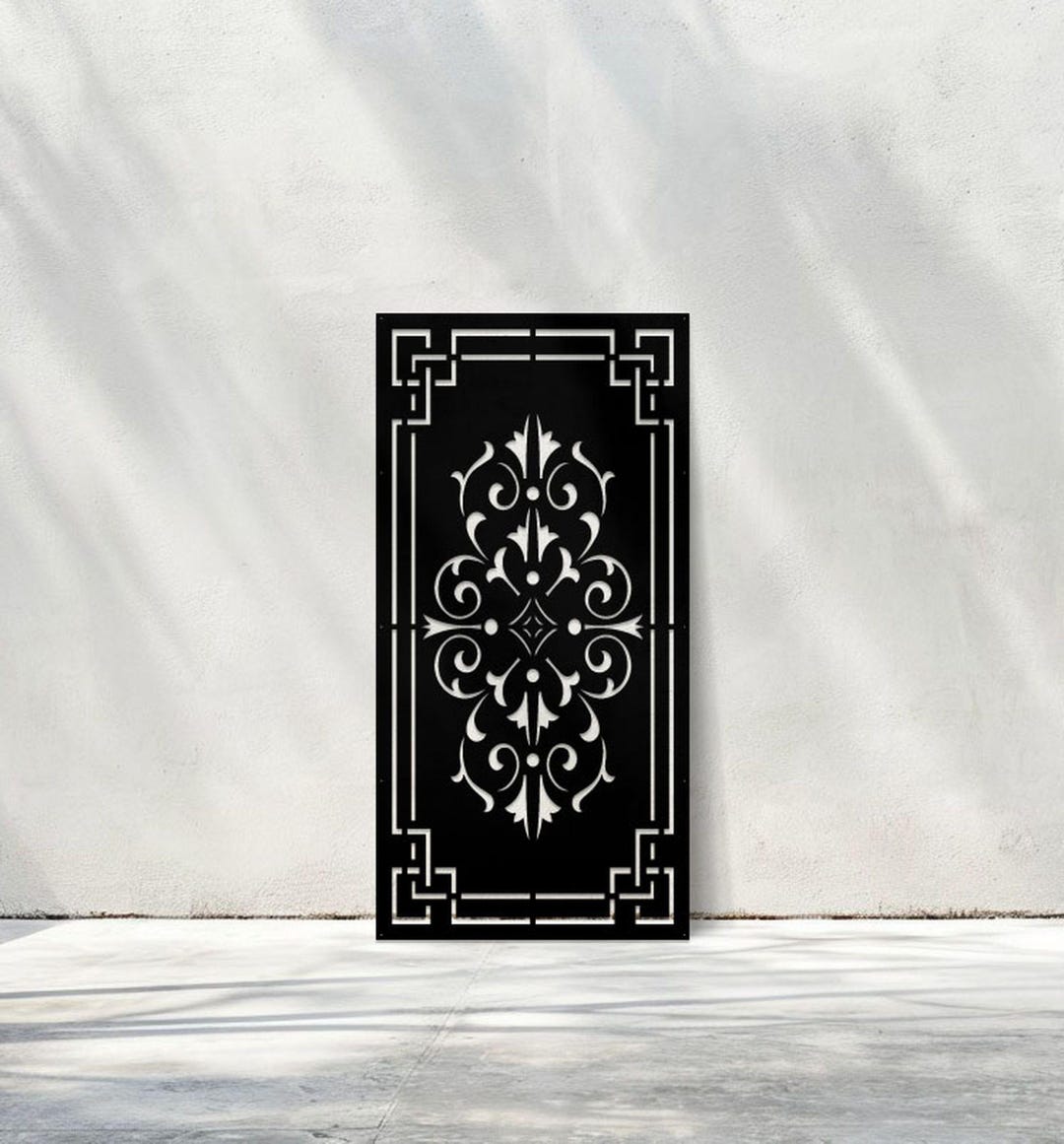Metal Privacy Screen Decorative Panel Outdoor Garden Fence, Heritage ...