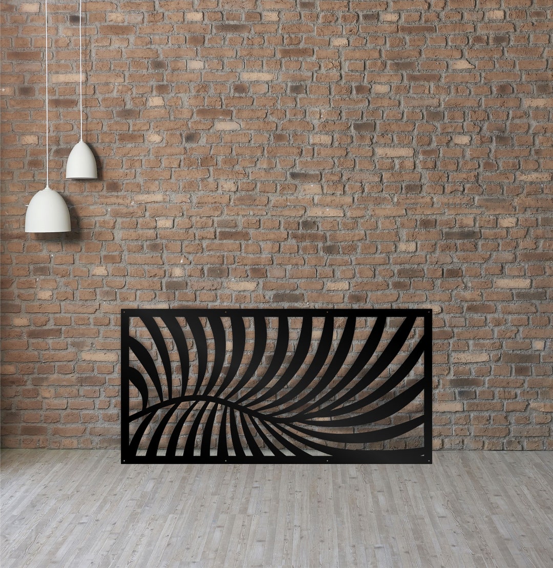 Exterior Decorative Metal Privacy Screen Modern Fence Wall - Etsy