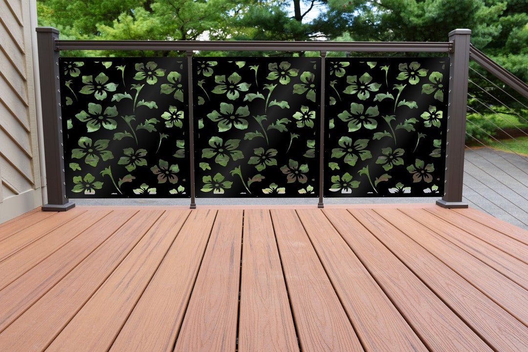 Privacy Screen Outdoor Metal Privacy Screen Decorative Panel Outdoor ...