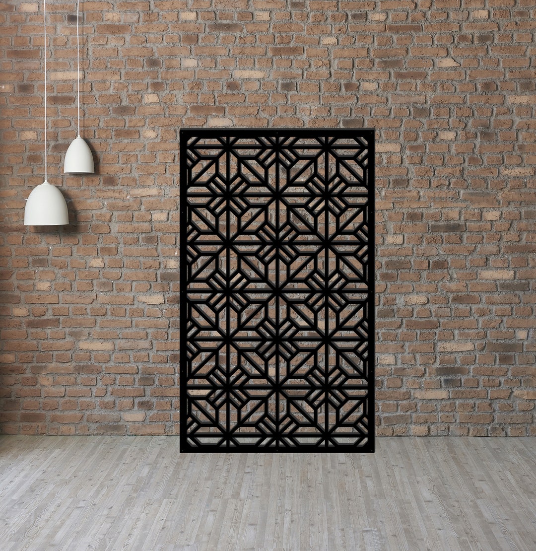 Aluminum Privacy Screen, Laser Cut Decorative Aluminum Privacy Panel ...